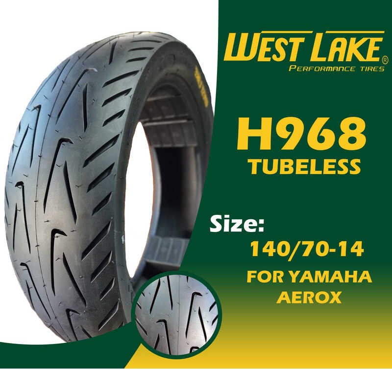 Westlake 140/70-14 TUBELESS H968 MOTORCYCLE TIRE | Shopee Malaysia
