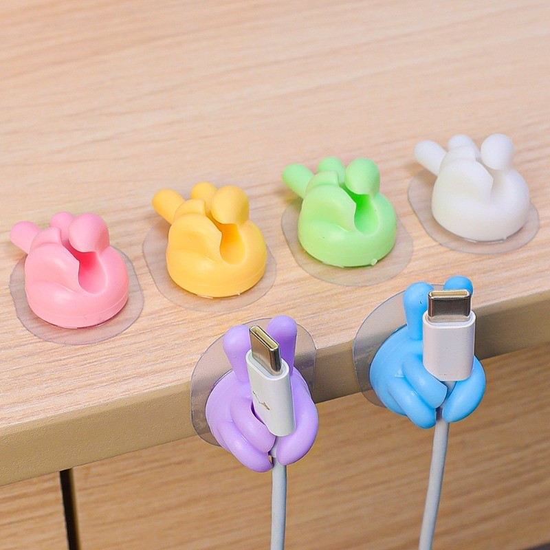 Adhesive Cable Wire Clips - Wall Mounted Hook - Cord Holder - Cable ...