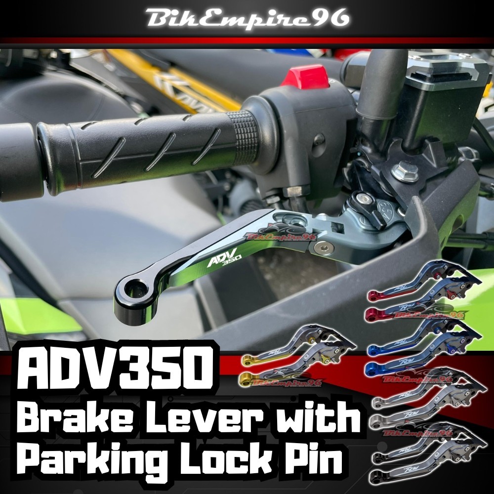 ADV350 Brake Lever with Parking Lock Pin Foldable Extendable Adjustable ...