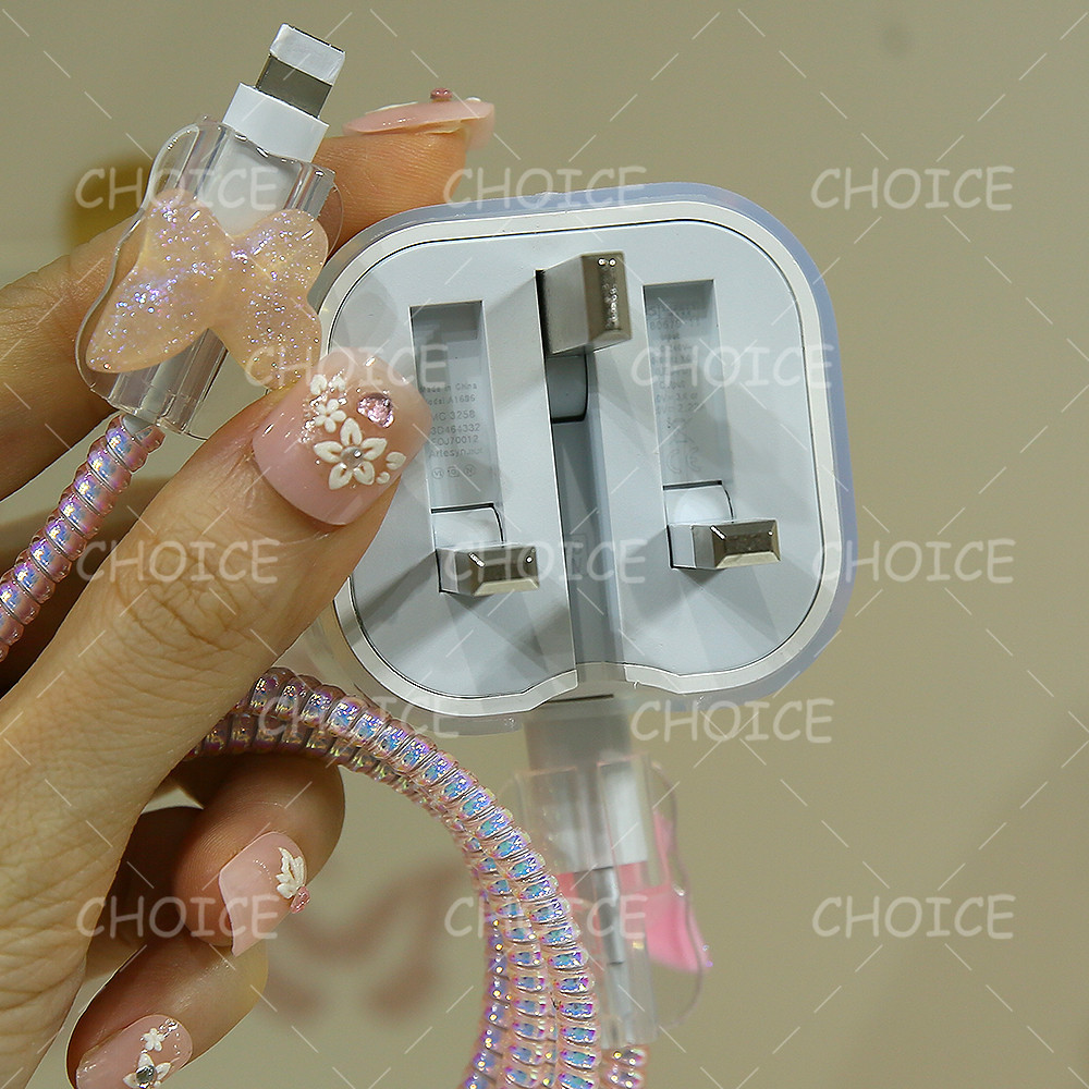 For 3-pin folding plug UK 20w A2344 square Multiple colors charger ...