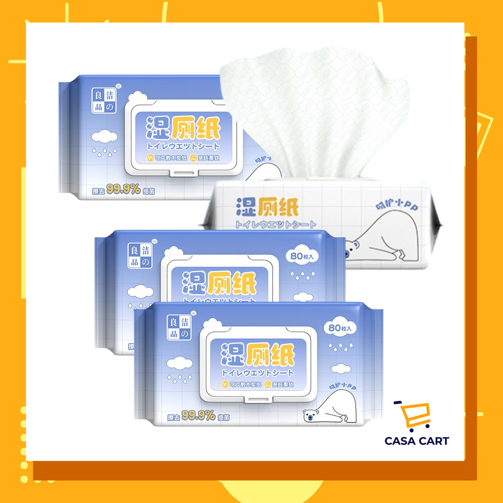 CASA CART Kertas Tandas Basah Tisu Tandas Mampu Milik Keluarga Alat ...