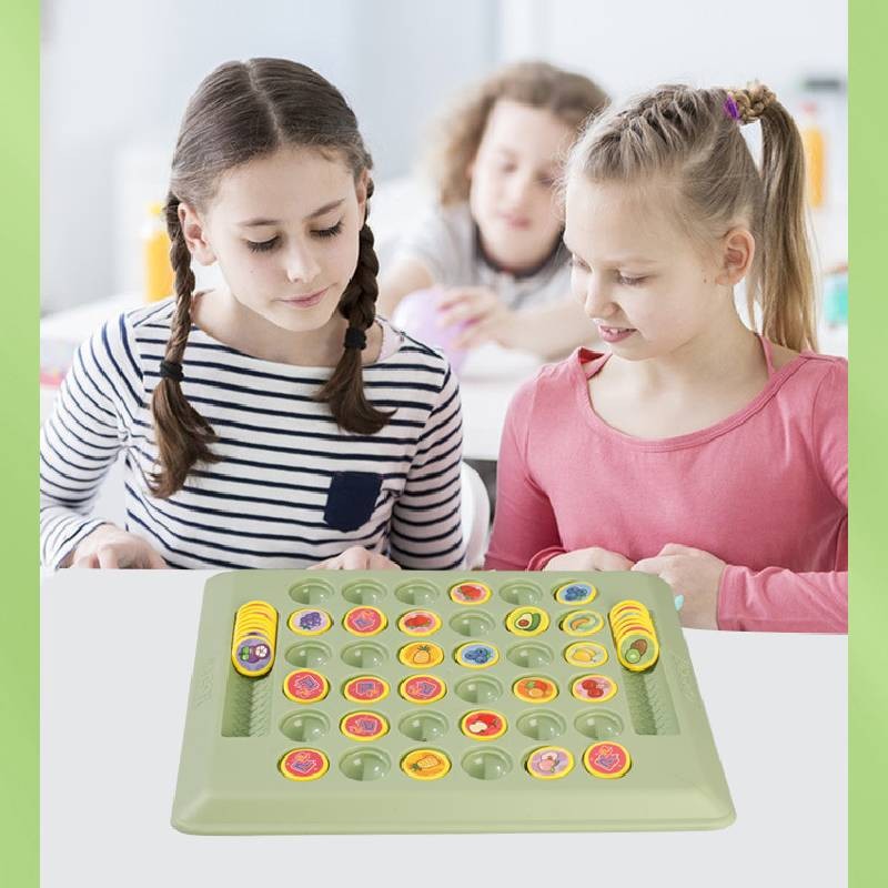 Player Vibrant Two Animal Flip Puzzle Game Engaging Fun Toy For ...