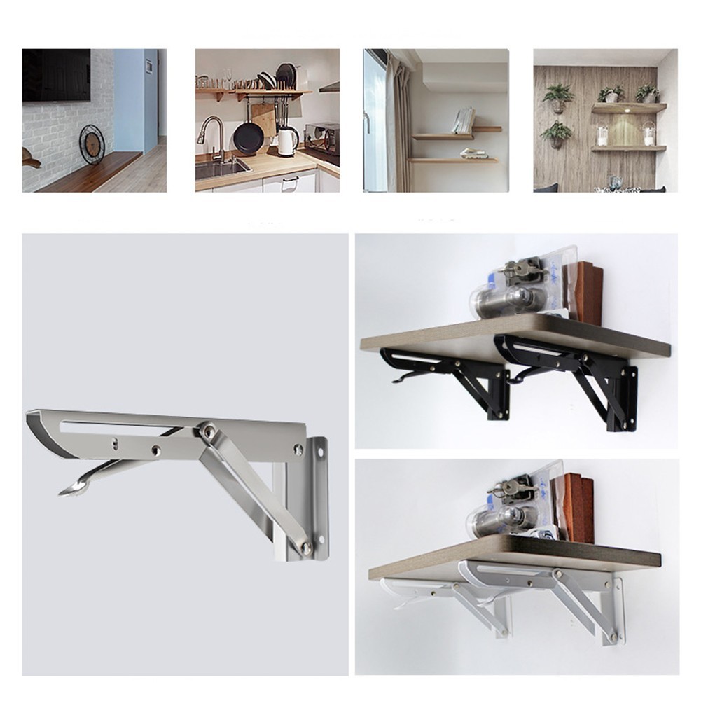 Stainless steel K-type folding triangle bracket storage bracket support ...