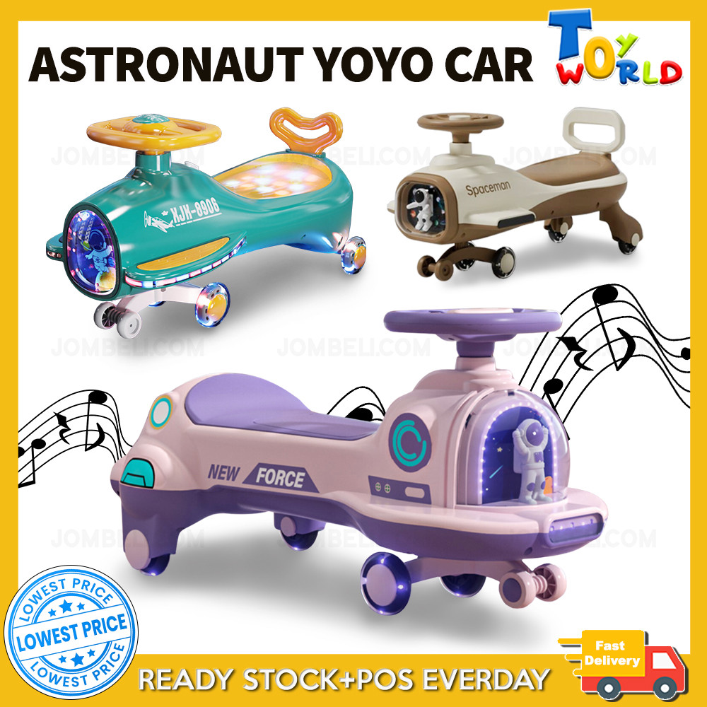 ASTRONAUT YOYO CAR self powered ride on bearing 100kg Toddler Twist Car ...