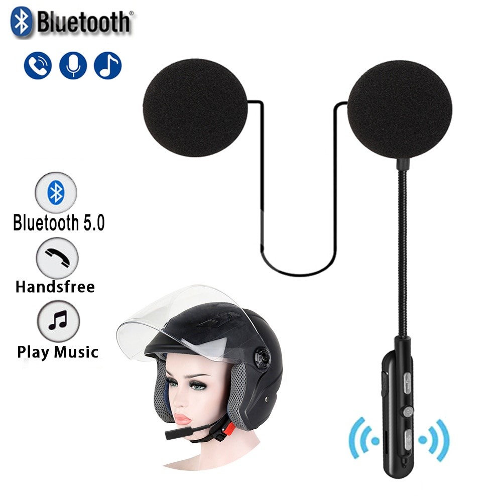 [Local Stock] BT5.0 Wireless Riding Headphone Bluetooth Motorcycle ...