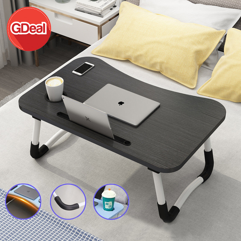 GDeal Foldable Table Anti-slip Study Table Laptop Table Bed Table ...