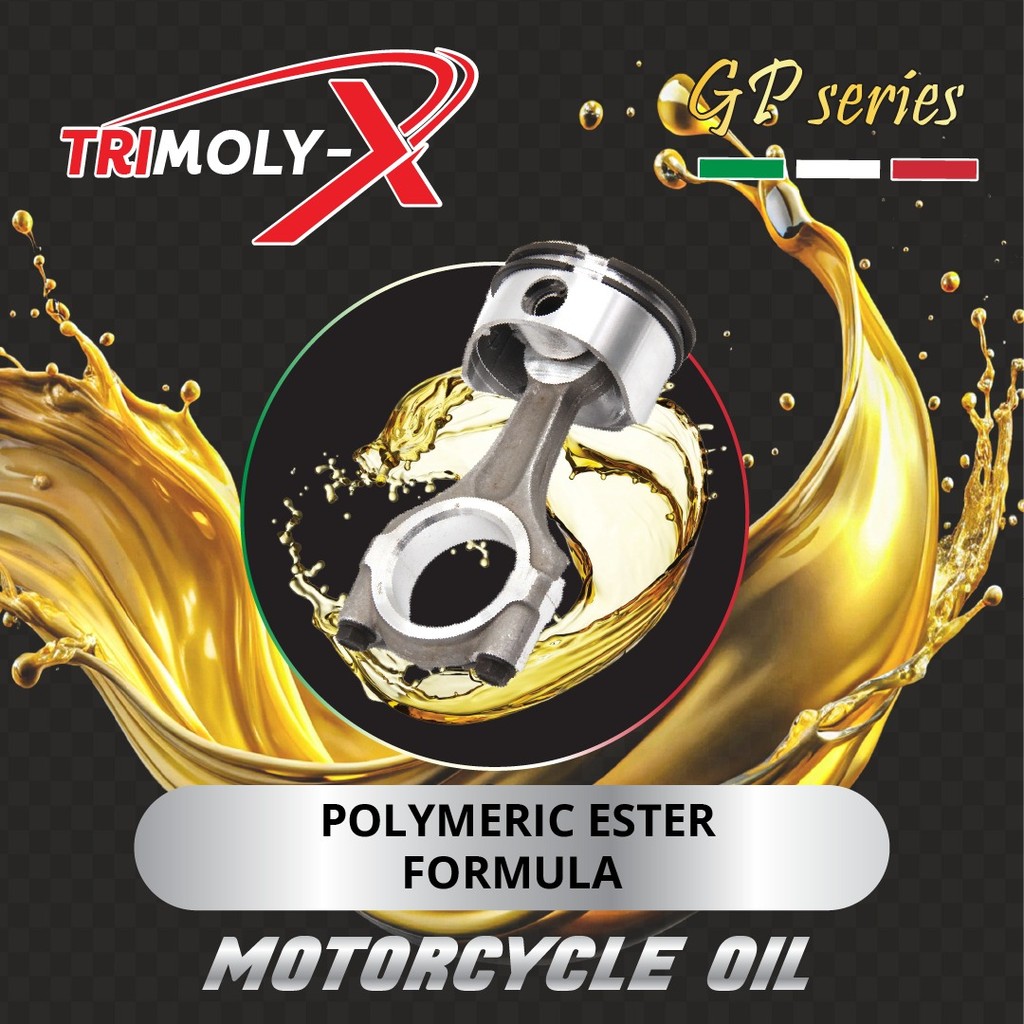 TRIMOLY-X GP SERIES 15w50 4T 1L ESTER Fully Synthetic API SP JASO MA2 ...