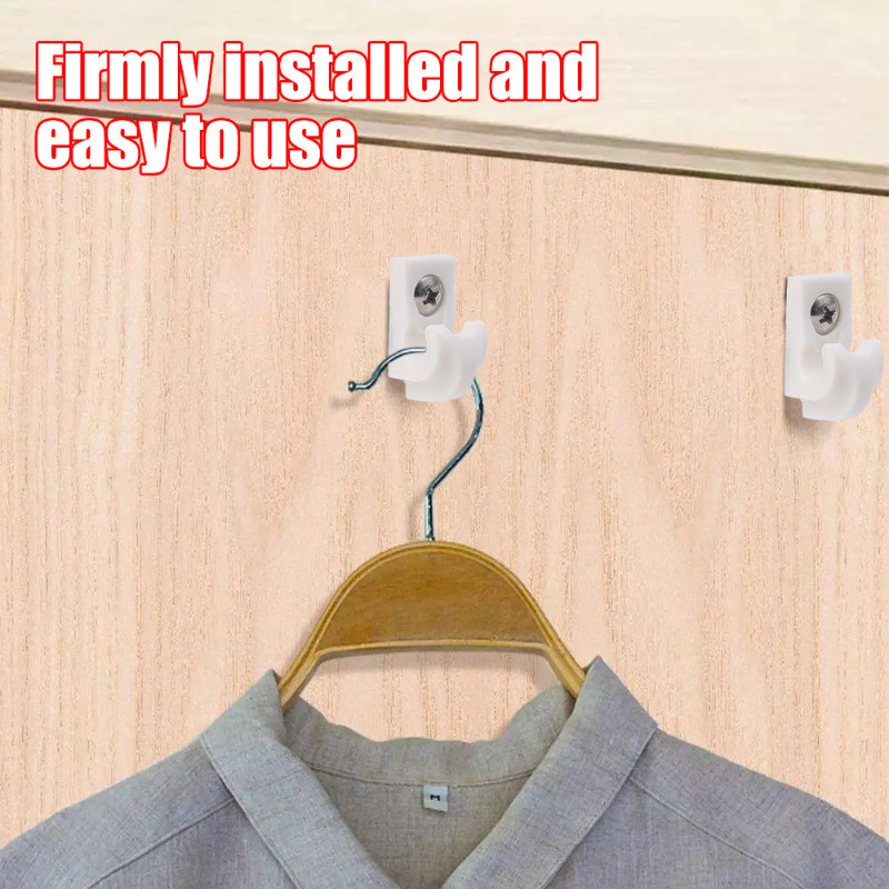 [ Featured ] Screw Fixing Storage Hook - Closet Organizer Hanger ...