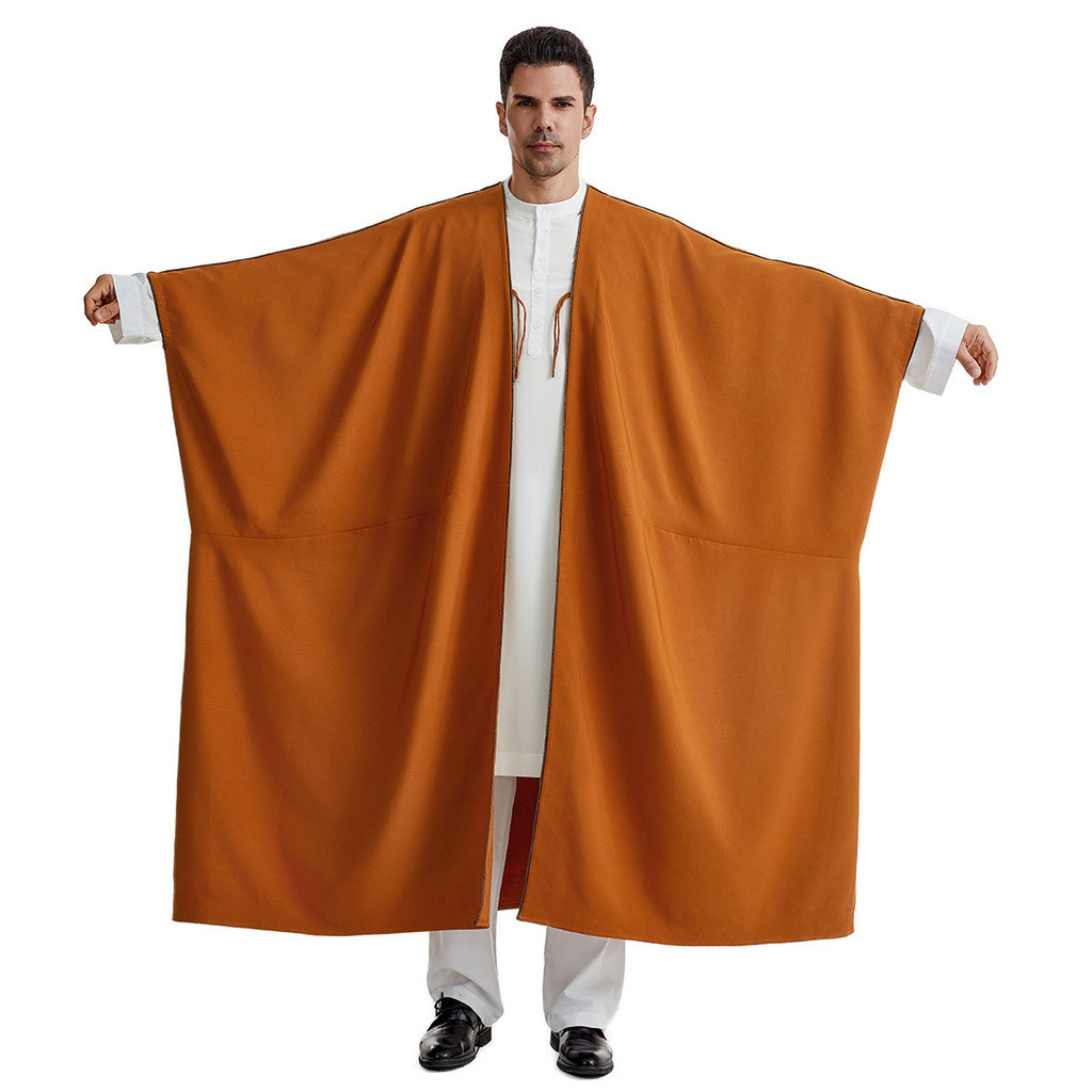 Muslim Solid Color In Stock Men'S Thobe Thawb Caftan Long Robe Arab ...