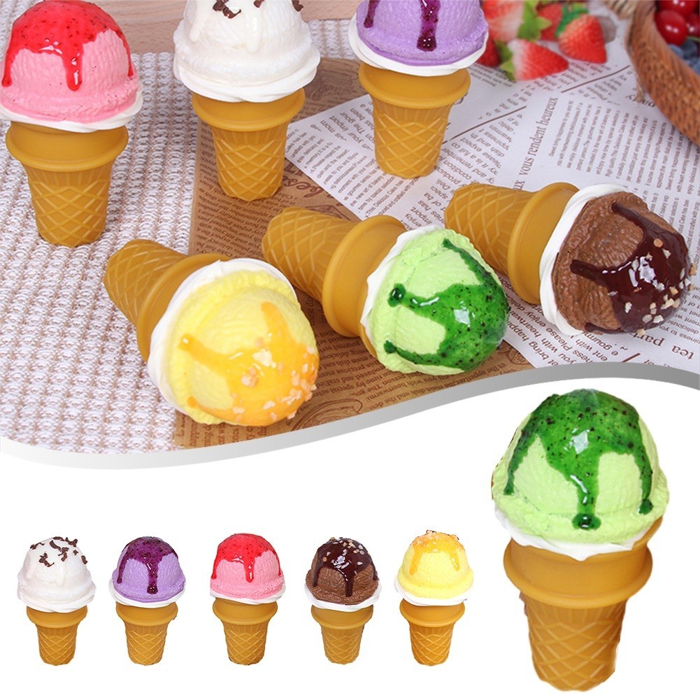 [STOCK] Ice cream model cone simulation props ice cream model fake ice ...