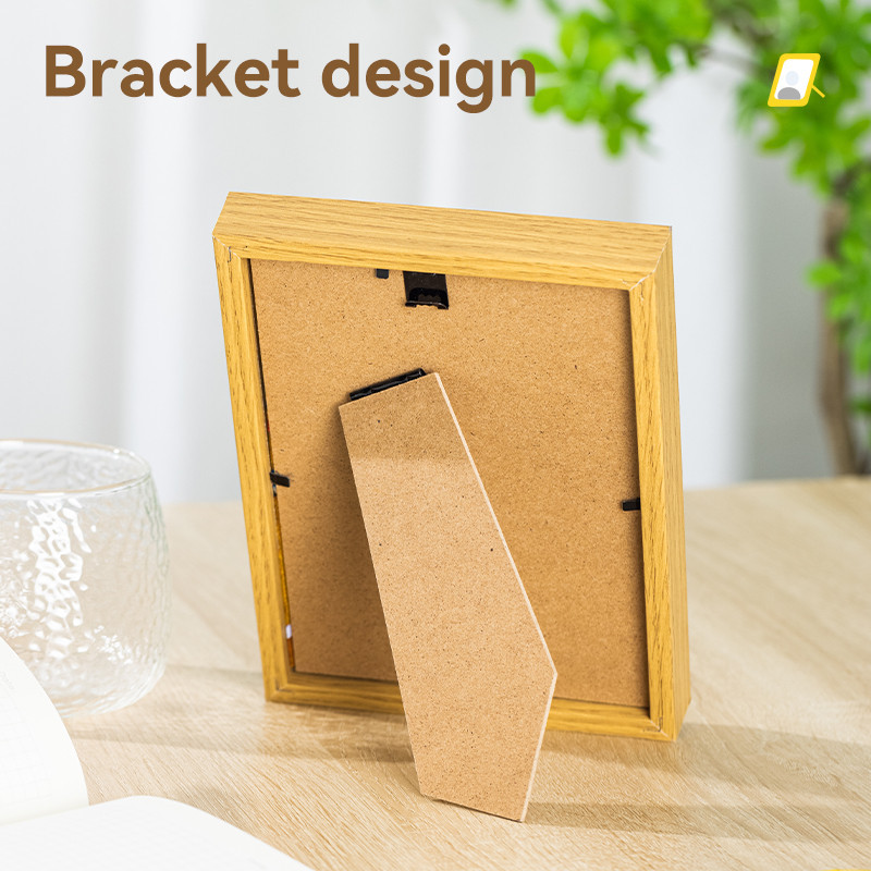 Deli Vusign Photo Frame Thick Oblique Frame Wall Stand Home Decor 4R 5R ...