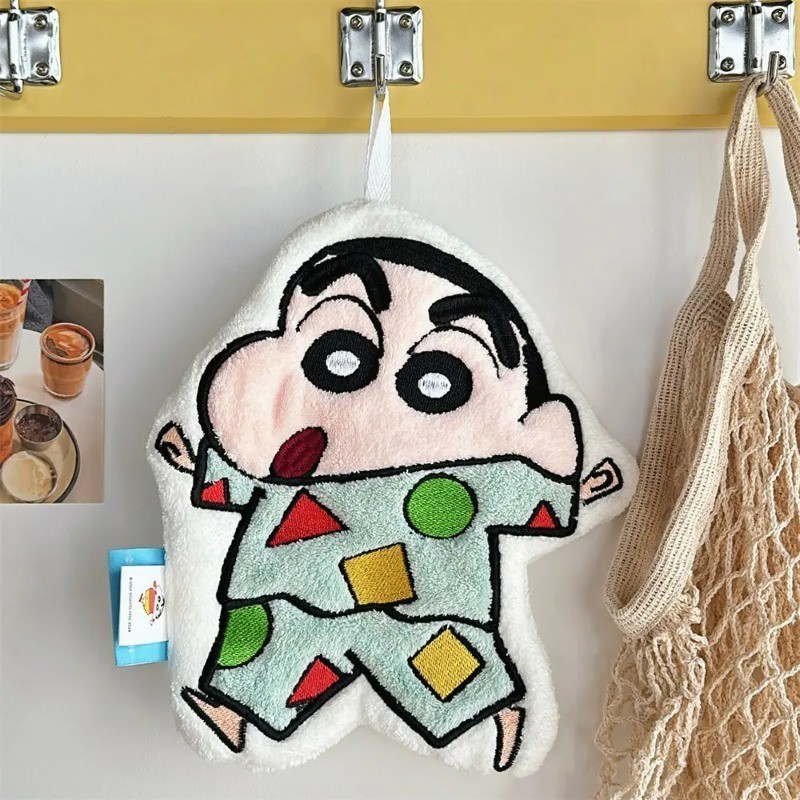 Cute Cartoon Crayon Shin-Chan Hand Towel Pure Soft Hand Towel Super Absorbent Plush Hand Towel ...