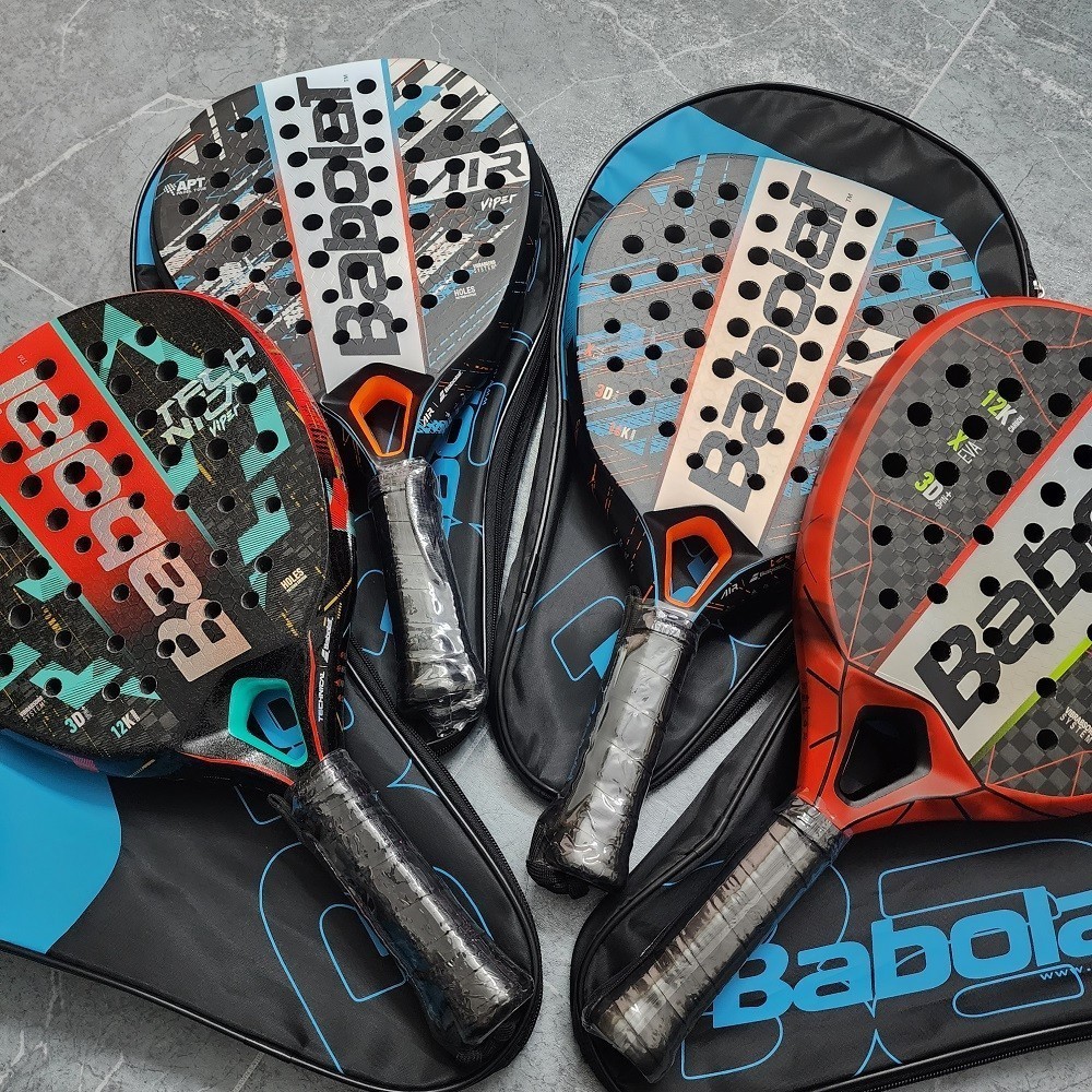 Wilson Padel Racket 3K 12K 16K Carbon Fiber Surface with EVA Memory ...