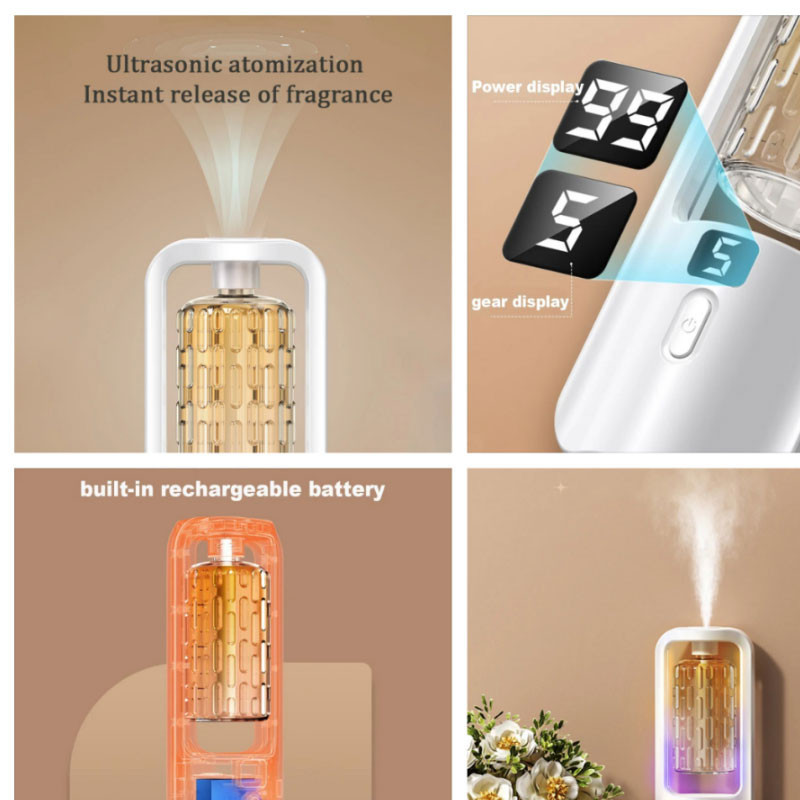 50Ml Home Smart Aromatherapy Machine Digital Display Wall-Mounted ...