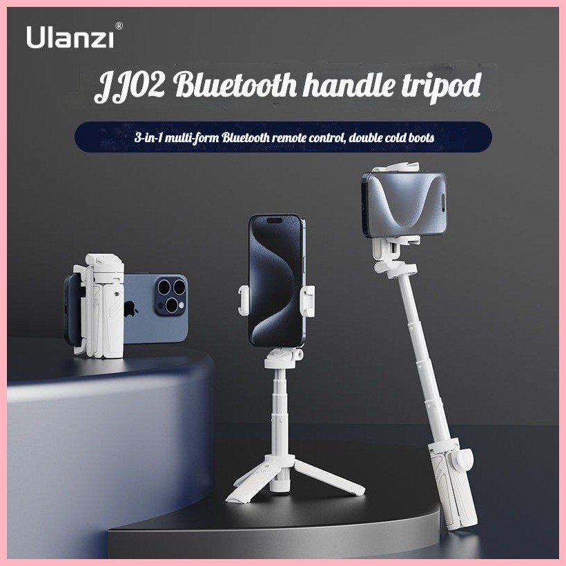ULANZI JJ02 Selfie Stick Tripod, Extendable Grip Phone Tripod with ...