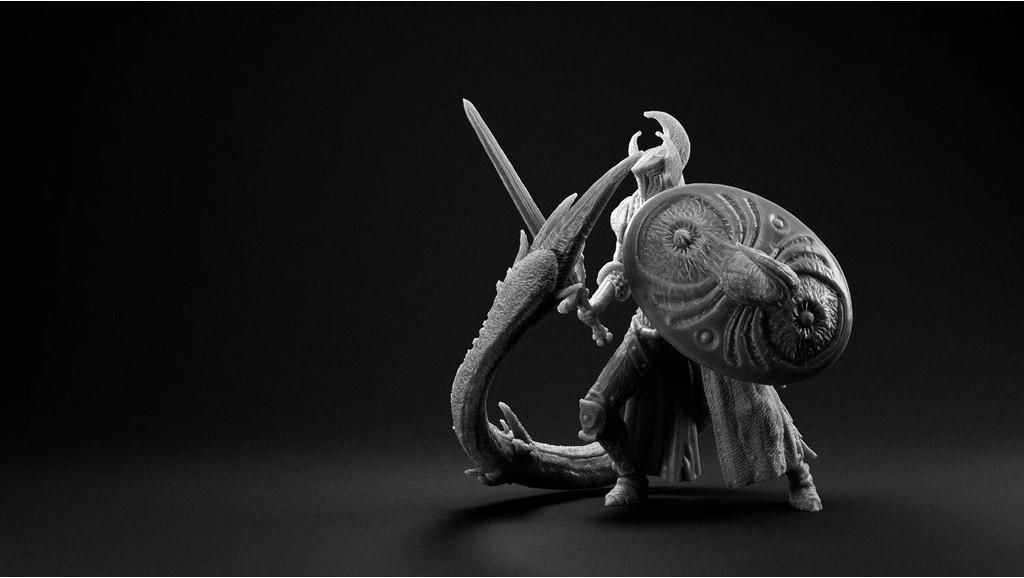 Elden Pharaoh Ring Old Man Ring Furnace Knight Sweeping Tail v1 3d ...