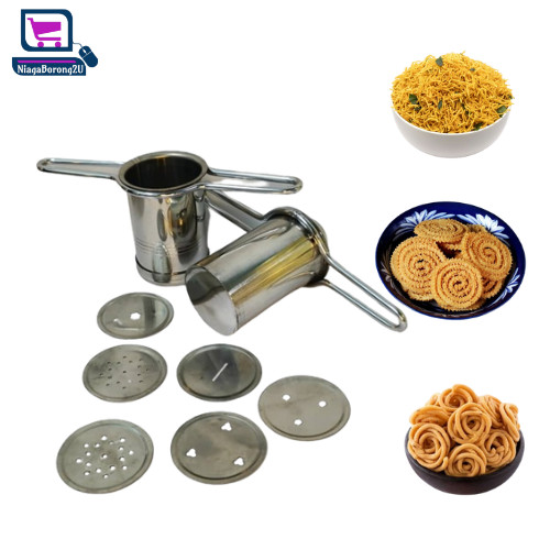 Murukku Maker With 6 Jali Sev Sancha Machine Press Muruku Maker Dab sev ...