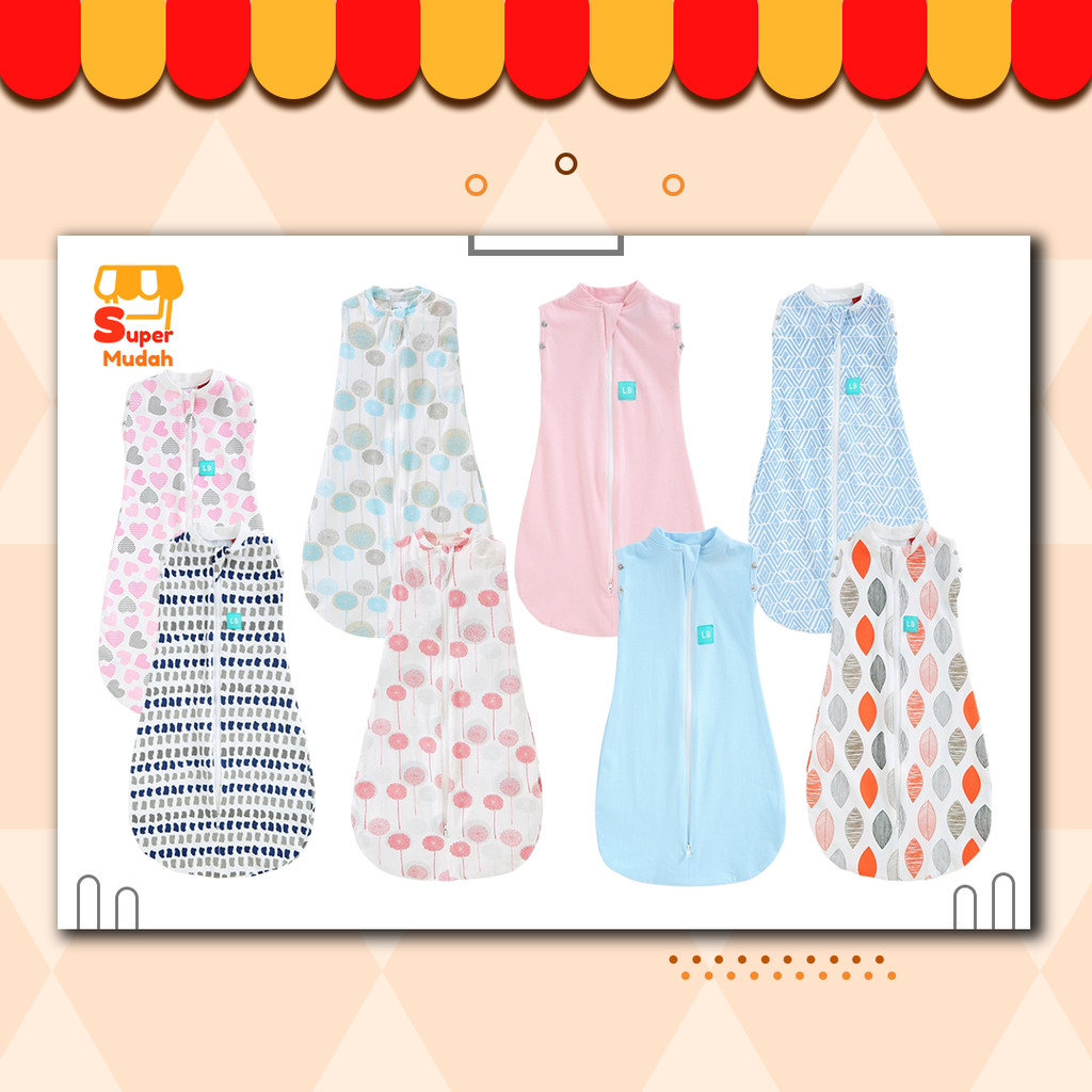 ZIP BAYI BAYI Beg Tidur Bayi Baru Lahir Blanket Bedung Bayi Instant ...