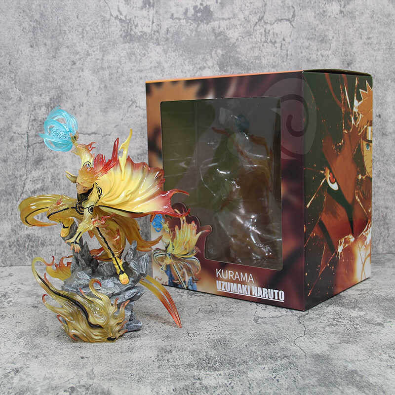 LY Naruto Figure Kurama Ninetales Naruto Pvc Anime Action Figures ...