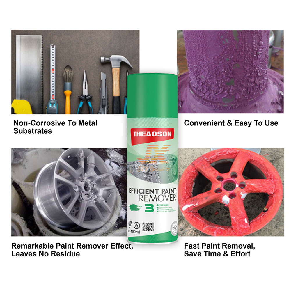THEAOSON Efficient Paint Remover Spray Paint Stripper Oil Based Paint ...