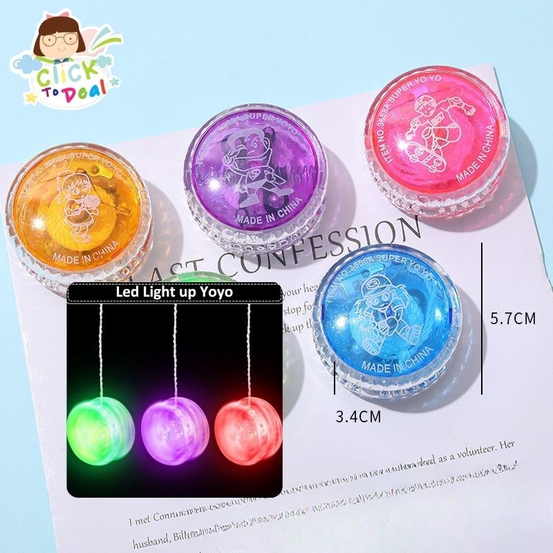 CTD LED Light YoYo Toy Luminous yoyo Kids String Control Creative Hobby ...