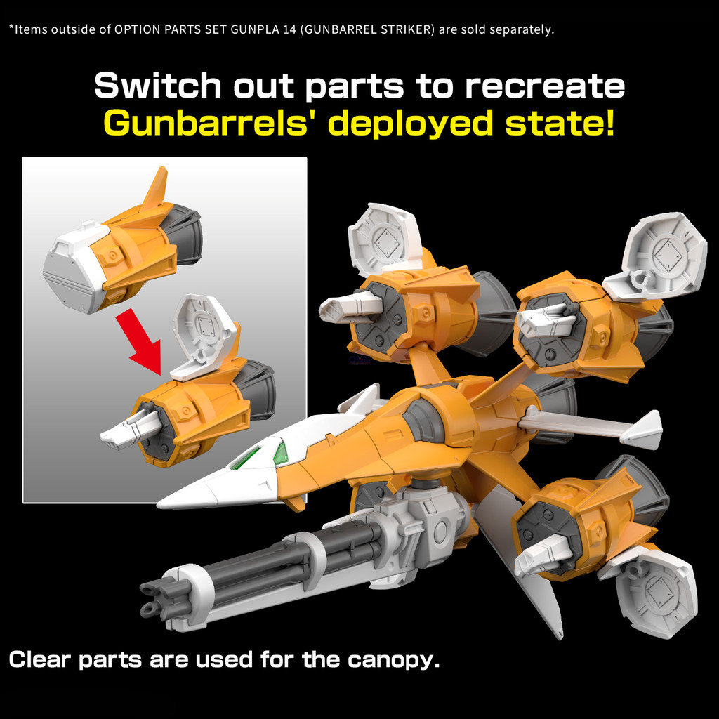 Bandai Option Parts Set Gunpla 14 (Gunbarrel Striker) 68322 Gundam ...