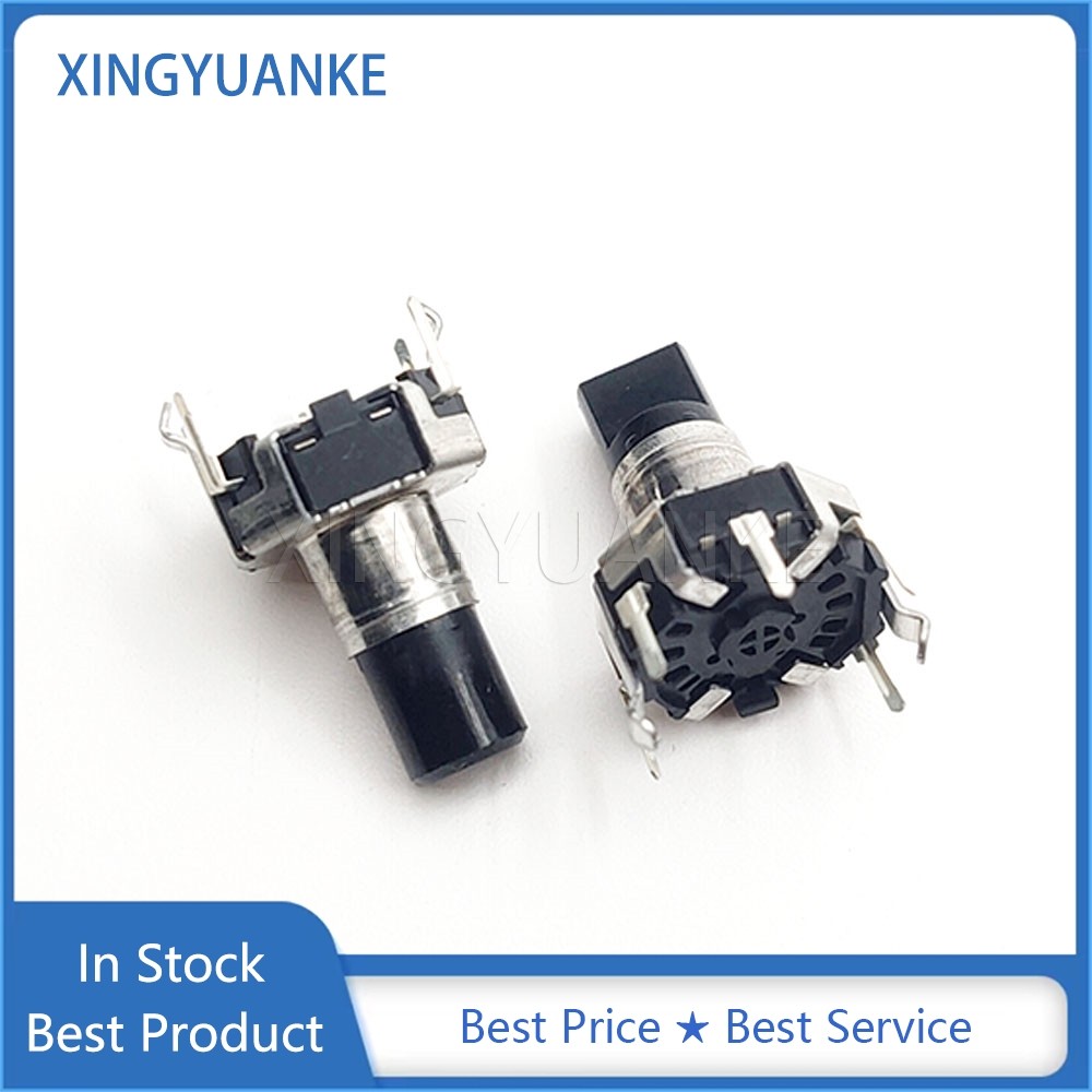 2Pcs/lot EC12D1524403 Car Navigation CD Volume Encoder With Push Button ...