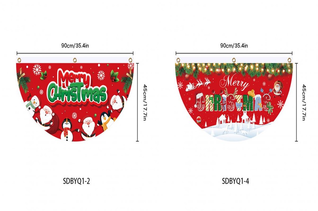 EYD- Christmas Party Supplies Festive Party Garland Christmas Bunting ...