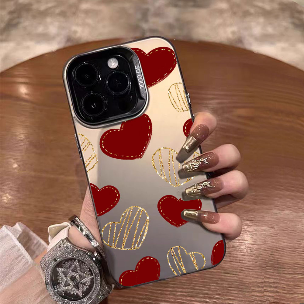 Love Heart Silver IMD Phone Case For Tecno Spark GO 1 GO 2025 30C Pova 6 Pro Pop 9 Case For ...