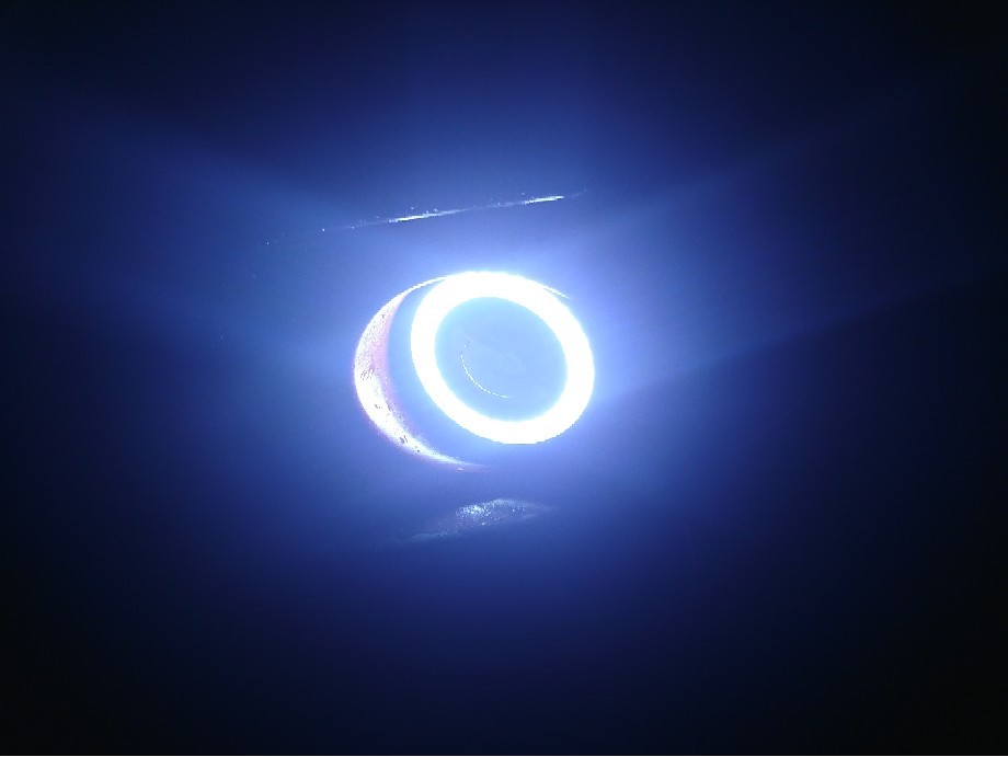 NISSAN ALMERA SPOTLIGHT ANGEL EYE Fog Lamp LED LIGHT Halo Ring COB ...