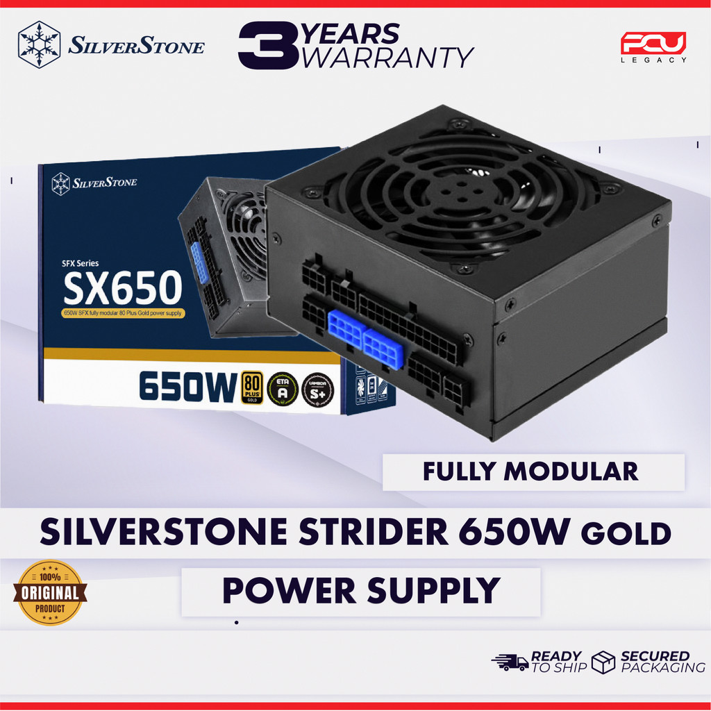 SILVERSTONE SFX SERIES SX650 650W 80 PLUS GOLD FULL MODULAR POWER ...