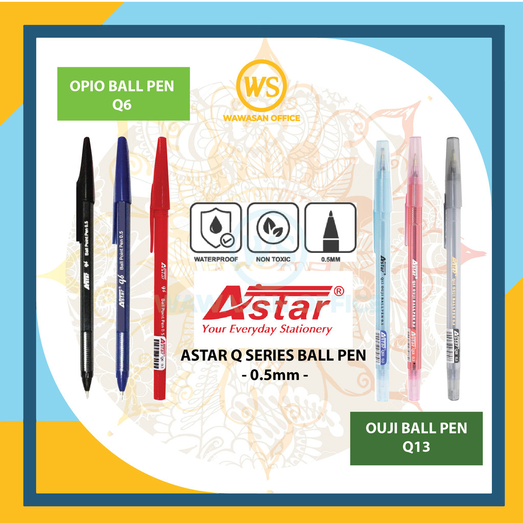 Astar Q6 Opio | Astar Q13 Ouji Pen Astar / Ballpoint Pen / Ball Pen -0 ...