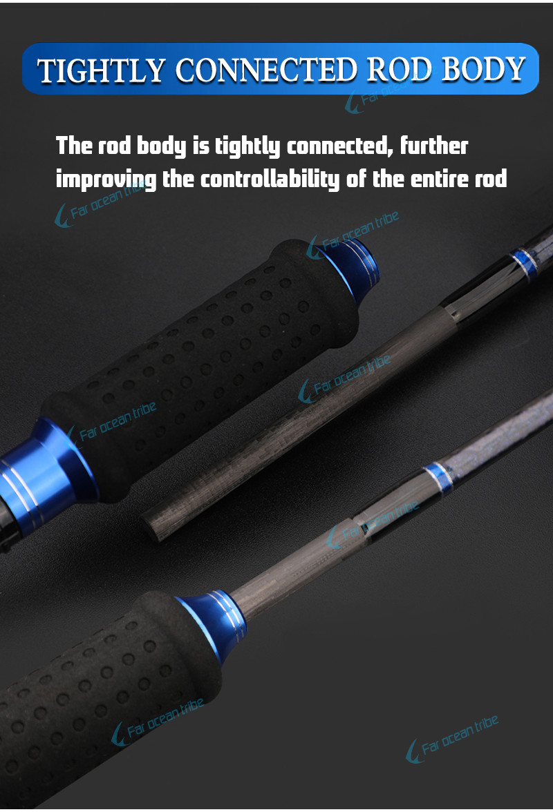 Fuji Solid Jigging 1.8 /1.98M Fishing Rod Carbon Fiber Bait Spinning ...