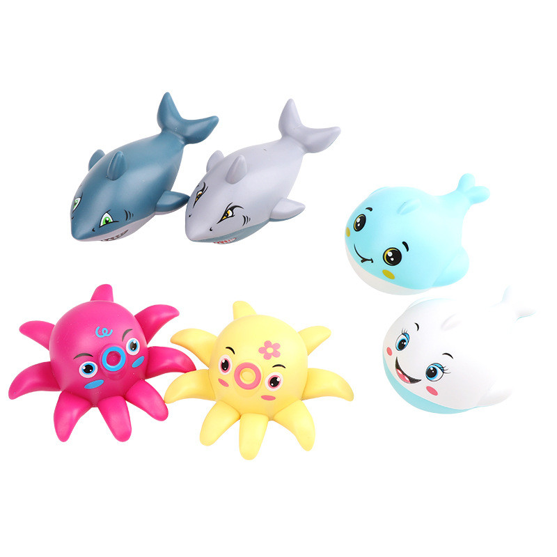Childrens Animal Ocean Toy Set With Pull Back Mechanism For Interactive ...