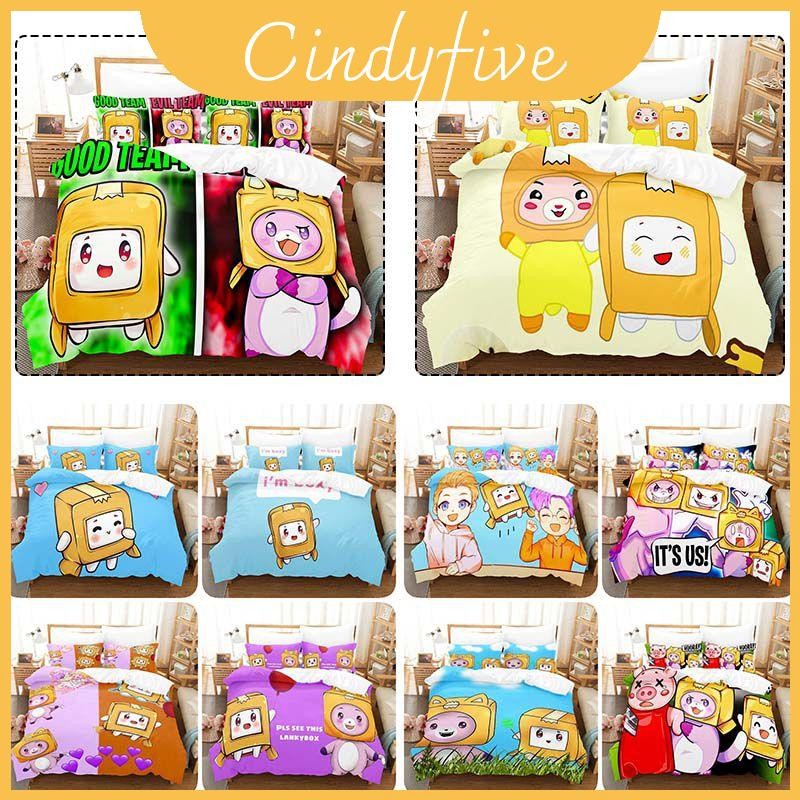 Lankybox Set Bedding With Cute Among Us Pattern For A Fun And Bedroom ...