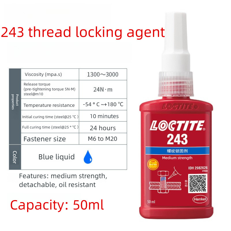 LOCTITE 243 Thread Adhesive, Anaerobic Adhesive, Screw Adhesive ...