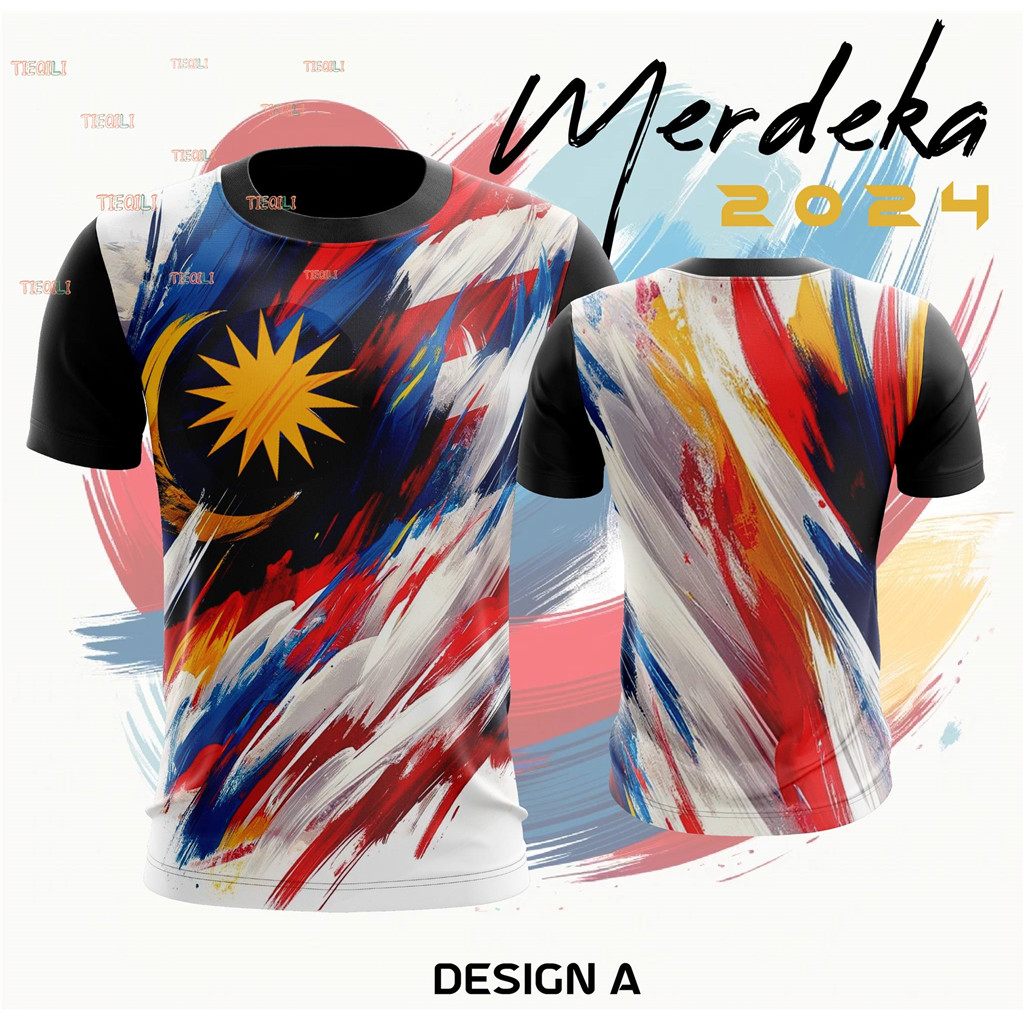 2024 NEW DESIGN Merdeka 67 Tahun 2024 Sublimation Tshirt Keluarga ...