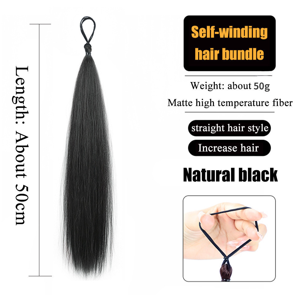 Woman for wig Hairpin Hair accessories Ponytail Lazy hair curler Maruki ...
