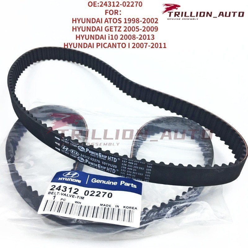TIMING BELT FOR HYUNDAI ATOS /HYUNDAI GETZ/HYUNDAI I10 24312-02270 ...