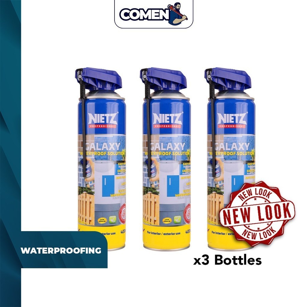 NIETZ Galaxy Water Proof Solution 400ML (3 Bottle) Waterproof Anti ...