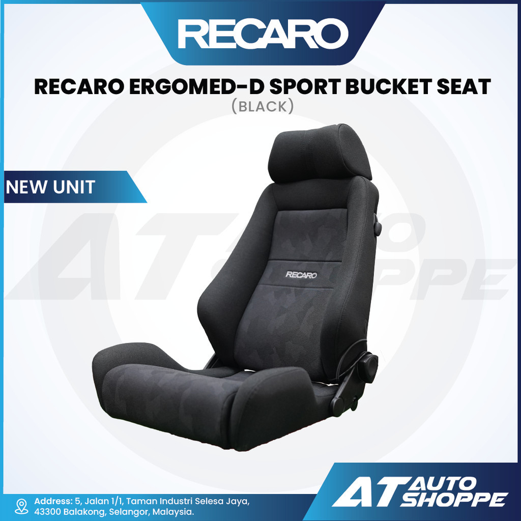 RECARO Ergomed-D Black Bucket Seat | Shopee Malaysia