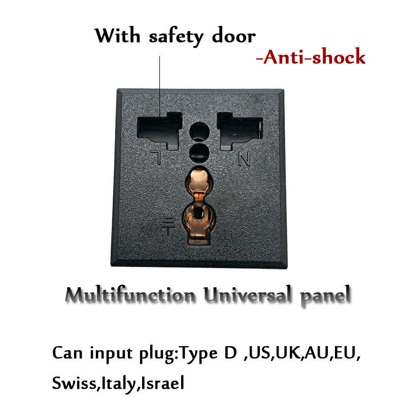 Power socket Black Universal Electrical Outlet Extender CE ...