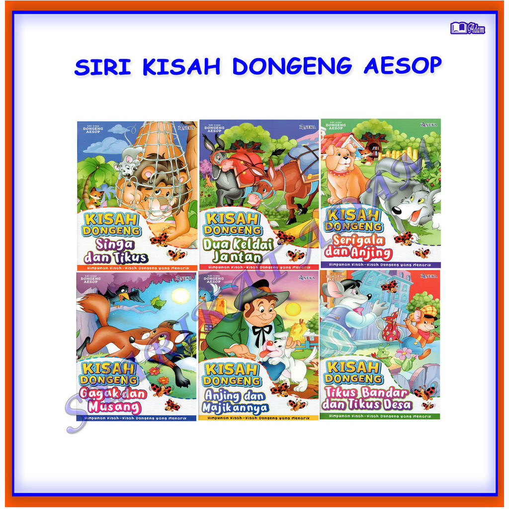 [ADM] BUKU CERITA: SIRI KISAH DONGENG AESOP | Shopee Malaysia