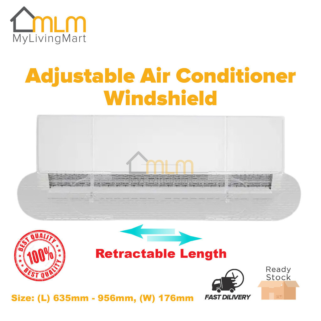 Adjustable Air Conditioner Windshield Prevent Direct Wind Air Baffle ...