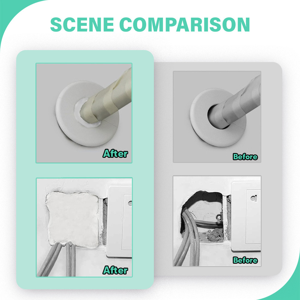 Innohut Waterproof Sealant Clay Pipe Glue Wall Crack Pipe Filling ...