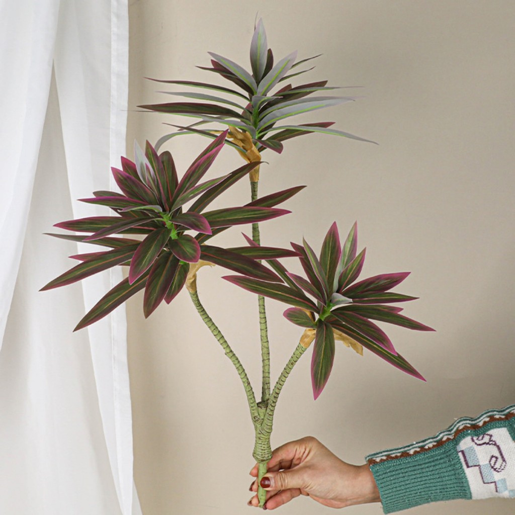 Dracaena Artificial Plant, Fake Plant with Realistic Leaves, Dragon ...