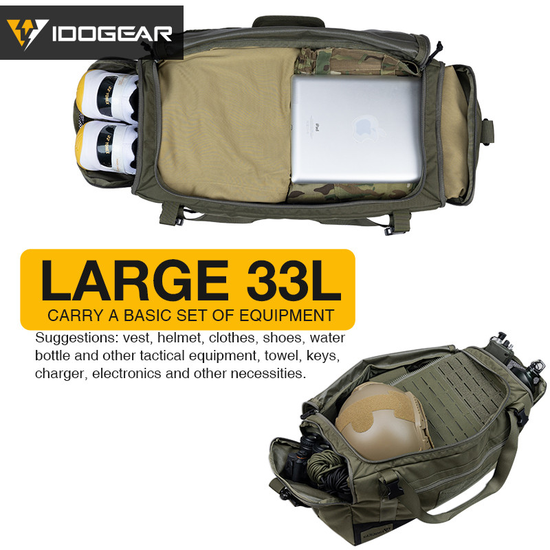 IDOGEAR Tactic Deployment Sports Bag 33L Big Capacity Crossbody Bag ...