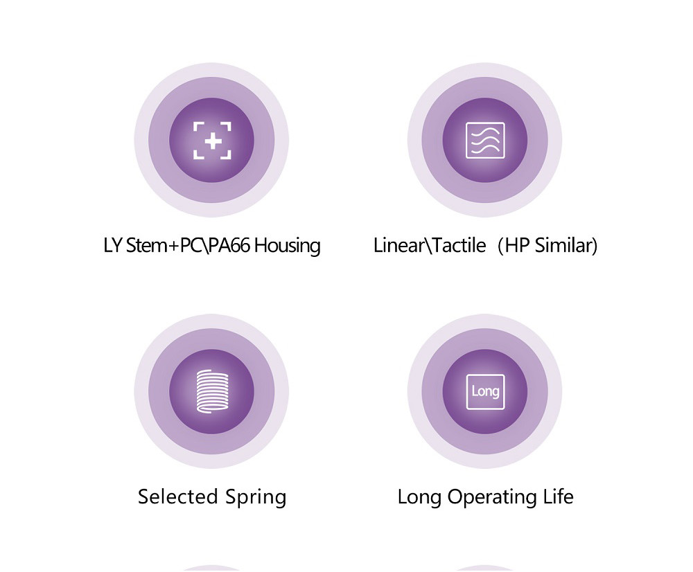 【35PCS】MMD Princess Switch V2 Linear Tactile RGB SMD 5pin 28g 38g 45g 48g 53g 62g for mechanical ...