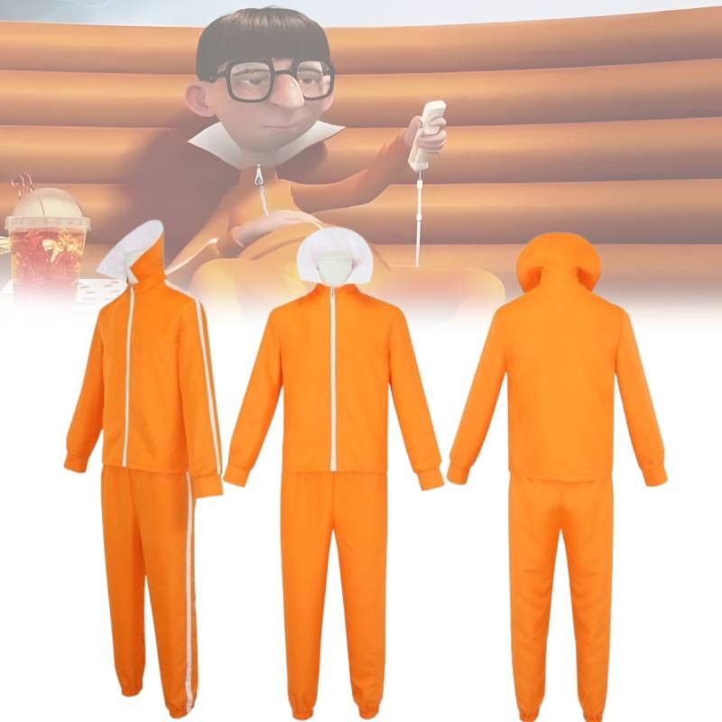 Unique Despicable Me Victor Gru Cosplay Costume With Polyester For ...