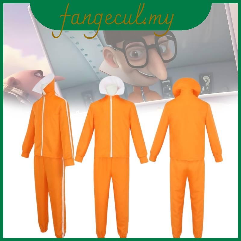 Unique Despicable Me Victor Gru Cosplay Costume With Polyester For ...
